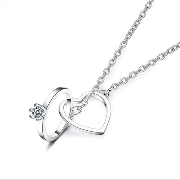 Jewelry | Sterling Silver 925 Cz Necklace | Poshmark